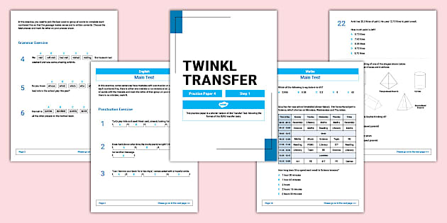 Transfer Test Step 1 Practice Paper 4 (teacher made)