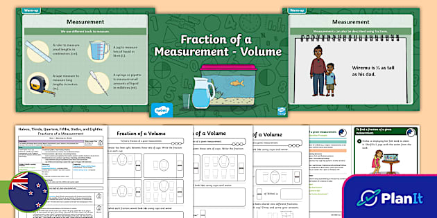 Phase 1 Number: Fraction of a Measurement - Volume - Twinkl