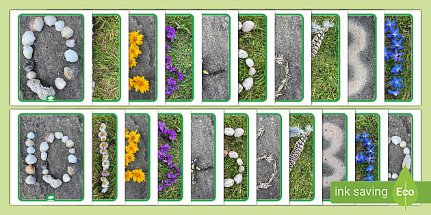 Numbers 0-20 Nature Posters - Math Teaching Resource