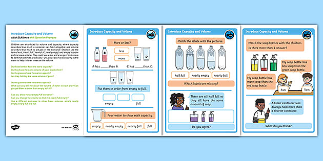 👉 White Rose Maths Compatible Y1 Introduce Capacity and Volume