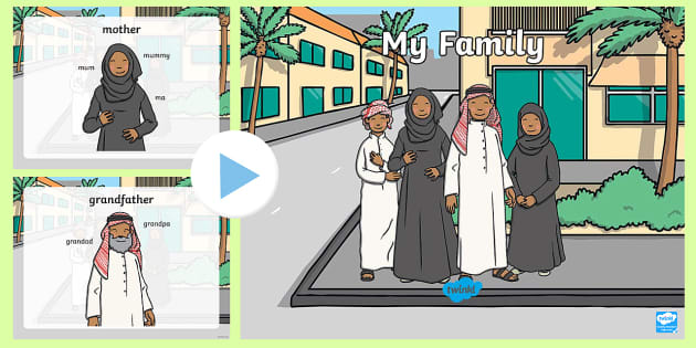 My Family PowerPoint (teacher made)