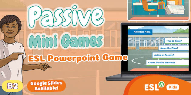 ESL Passive Mini Games for B2 Level