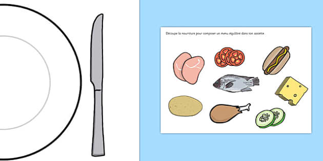 Healthy Eating Meal Activity French