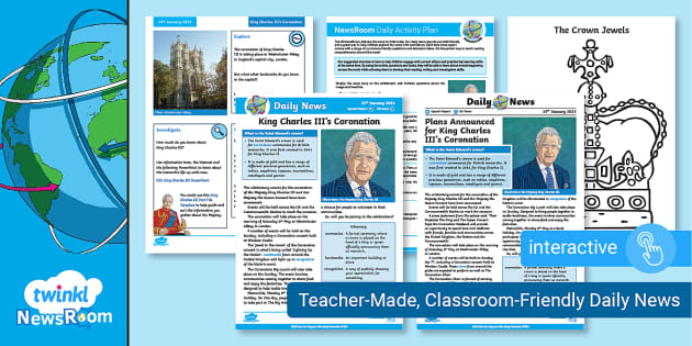 FREE! - King Charles III Coronation | Twinkl Resources