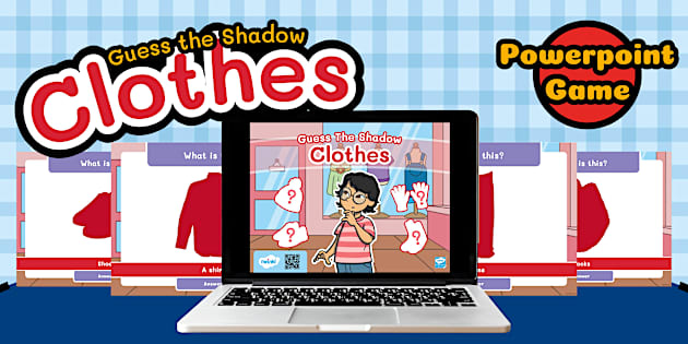 Clothes Guess The Shadow Powerpoint Game