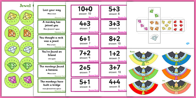 Diwali Addition and Subtraction to 10 Board (teacher made)