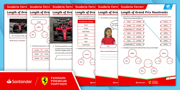 FREE! - 👉 Scuderia Ferrari: Converting Measurements Worksheet PDF