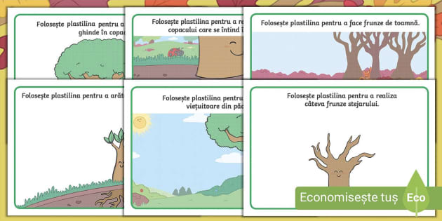 Micuțele ghinde – Planșete pentru modelajul cu plastilină