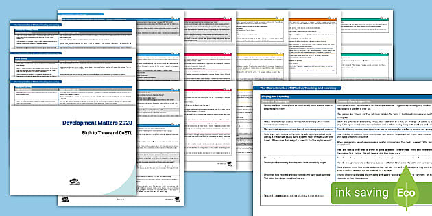 EYFS 2021 Framework Guidance