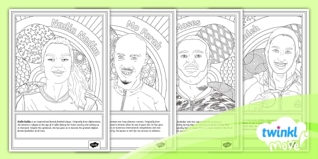 Refugee Week I Mindfulness Colouring Pages I Move PE