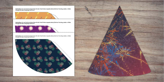 Firework Party Hats | Twinkl Party (teacher made) - Twinkl