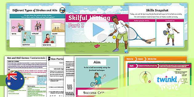 Year 3 Net and Wall Games Lesson 4 Skilful Hitting Part 1