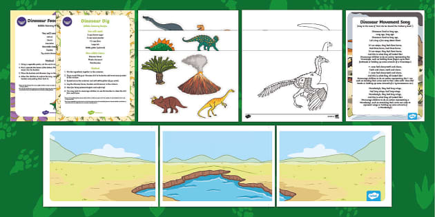 EYFS Dinosaurs Resource Pack (Ages 0-2) (teacher made)
