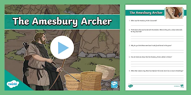 KS2 The Amesbury Archer PowerPoint and Activity Sheet