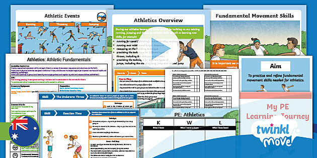 Move PE Y6 Athletics: L1: Athletic Fundamentals Lesson Pack