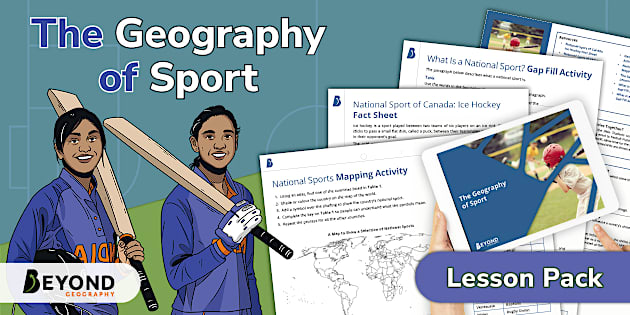 The Geography of Sport Lesson Pack | National Sports