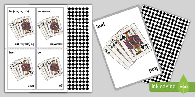 Irregular Verbs Cards | Карты с неправильными глаголами. 4 класс