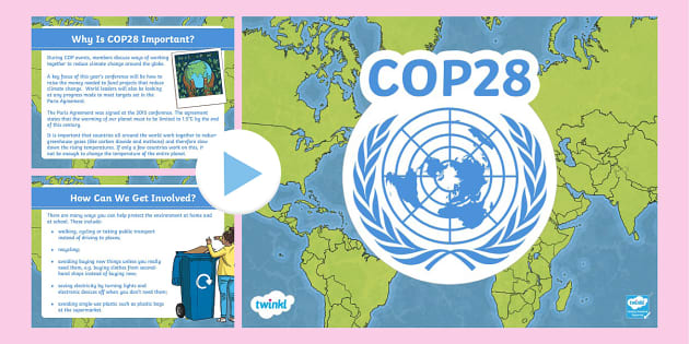 COP28 PowerPoint - Geography - Climate Change (Teacher-Made)