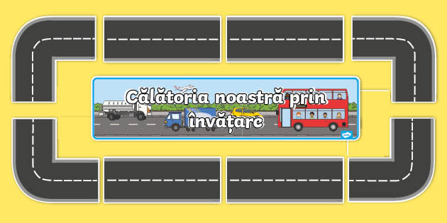 Călătoria noastră prin învățare – Pachet cu resurse pentru decor