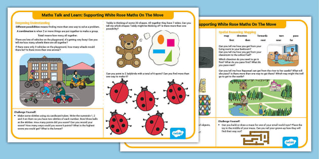 👉 EYFS Maths Talk and Learn: White Rose Maths On The Move 👉 EYFS Maths Talk and Learn: White Rose Maths On The Move