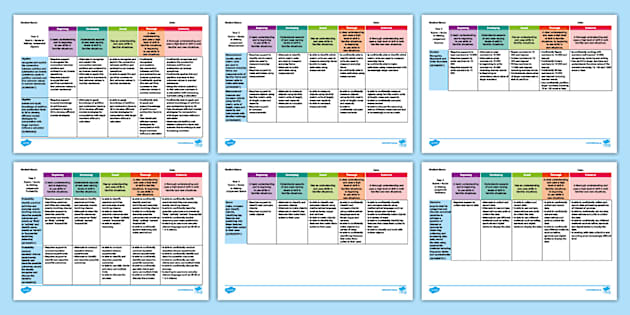 Year 3 Mathematics Rubric Pack - Twinkl