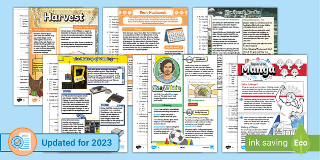 LKS2 September Differentiated Reading Comprehension Activity Pack