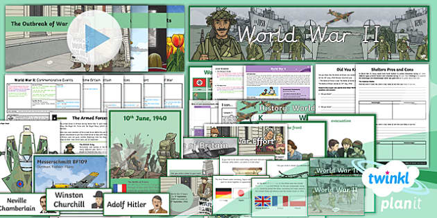 History: World War II LKS2 Unit Pack (teacher made) - Twinkl