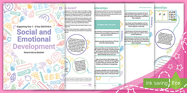 A Parent Guide to Social and Emotional Development for Ages 1 - 3