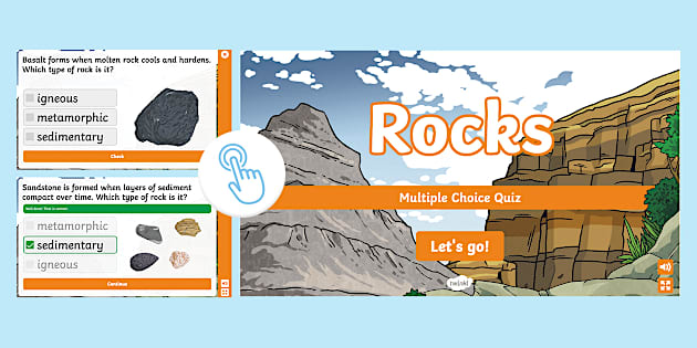 Retrieval Practice: Rocks: Year 3: Interactive KO Quiz