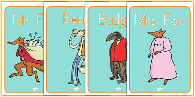 FREE! - Display Posters to Support Teaching on Fantastic Mr. Fox