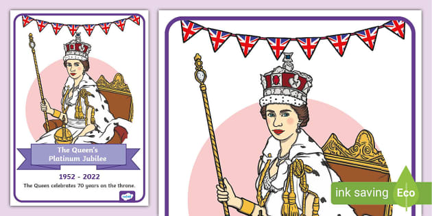 The Queen's Platinum Jubilee Display Poster - Kindergarten - KS1