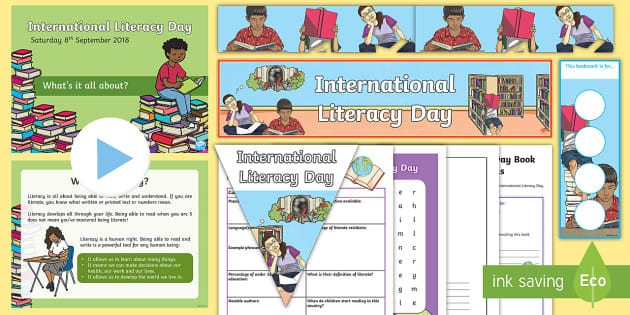 International Literacy Day Resource Pack (teacher made)
