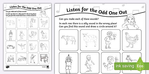 Listen for the Odd One Out (Teacher-Made) - Twinkl