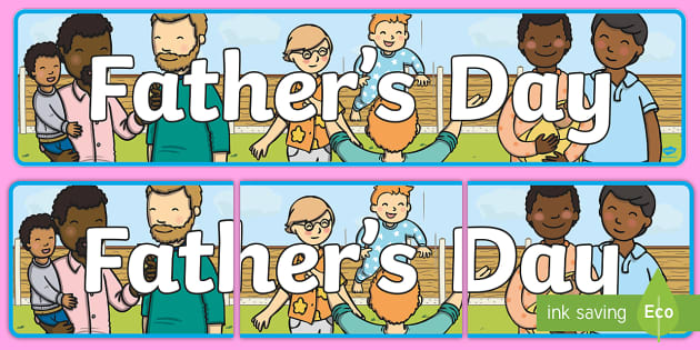 👉 Father's Day 2 Dads Display Banner - Twinkl