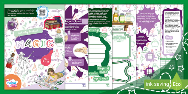 Magic Activity Booklet 9 to 11 years (teacher made) - Twinkl