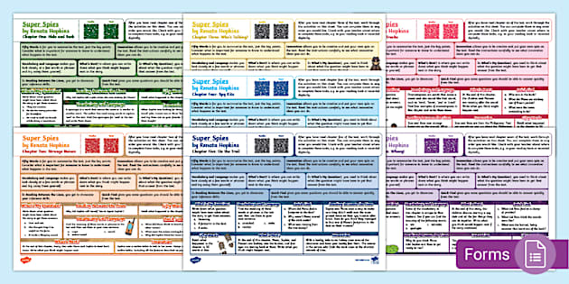 CHAPTERS September 2022: Super Spies Follow-Up Pack - Twinkl