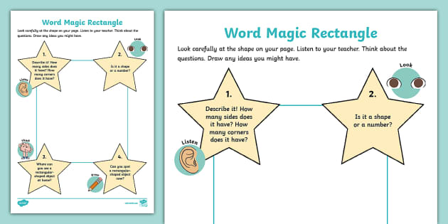 Language Skills: Word Magic Rectangle Foundation Stage
