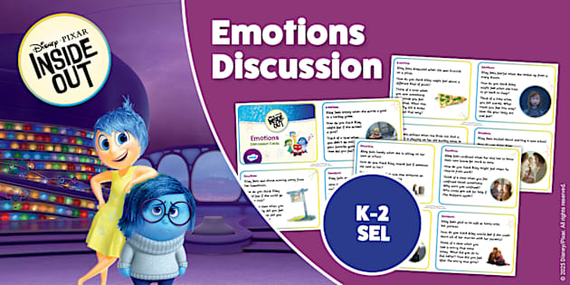 Inside Out: Emotions SEL Discussion Cards