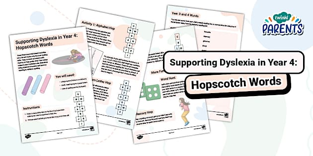 Supporting Dyslexia in Year 4: Hopscotch Words