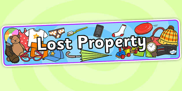 Lost Property Role Play Banner - lost property, role play, lost