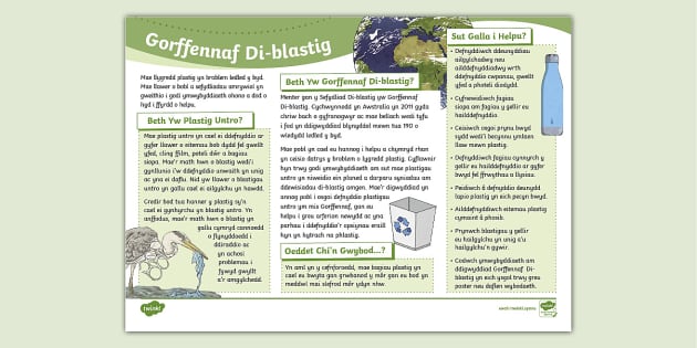 Ffeil Ffeithiau Gorffennaf Di-blastig (teacher made)