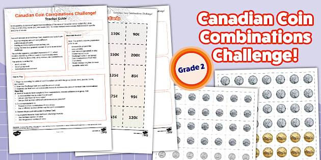 Money Math Centre: Coin Combinations Challenge!