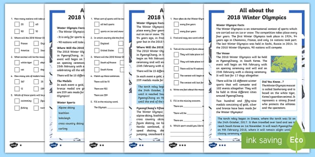 Practicing Superlatives During The Olympics Sprout English