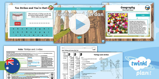 Year 6 HASS Geography Asia Lesson 5 Turkiye and Jordan