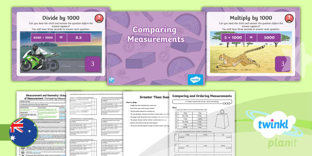 Year 4 Measurement: Estimate, Compare and Calculate Lesson 4