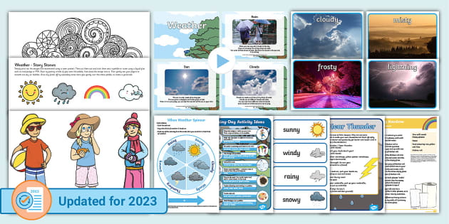 Childminder Weather EYFS Resource Pack (teacher made)