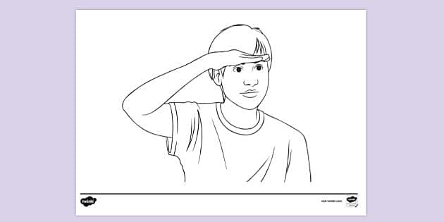 Look Colouring Sheet Colouring | Colouring Sheets - Twinkl