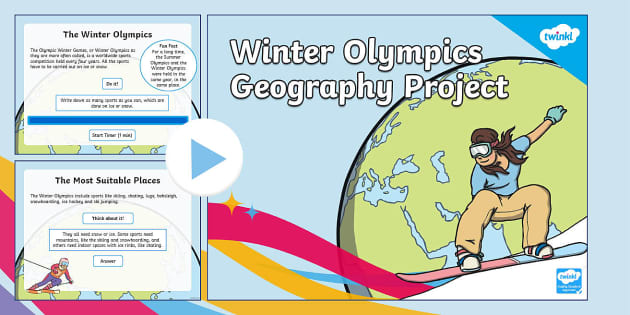 Facts and Activities for Kids to Learn About the Winter Olympics