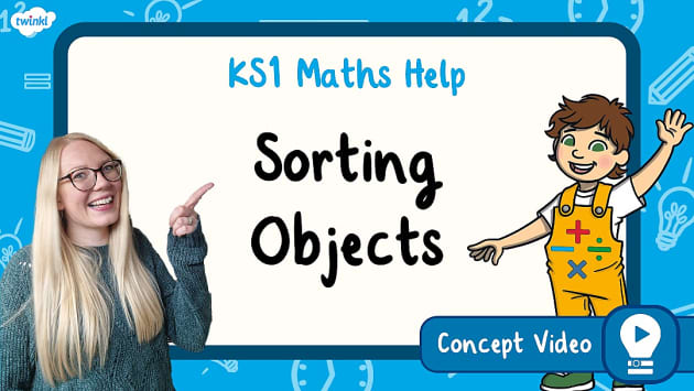 FREE! - 👉 Sorting Objects (Place Value within 10) | KS1 Maths Concept Video