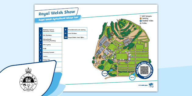 FREE! - Winter Fair: Royal Welsh Map (teacher made) - Twinkl